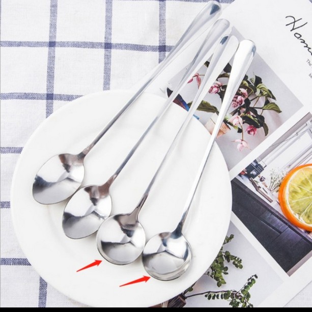 Jual SENDOK KOREA PANJANG SATINLESS STEEL SUJEO KOREAN SPOON BULAT OVAL ...