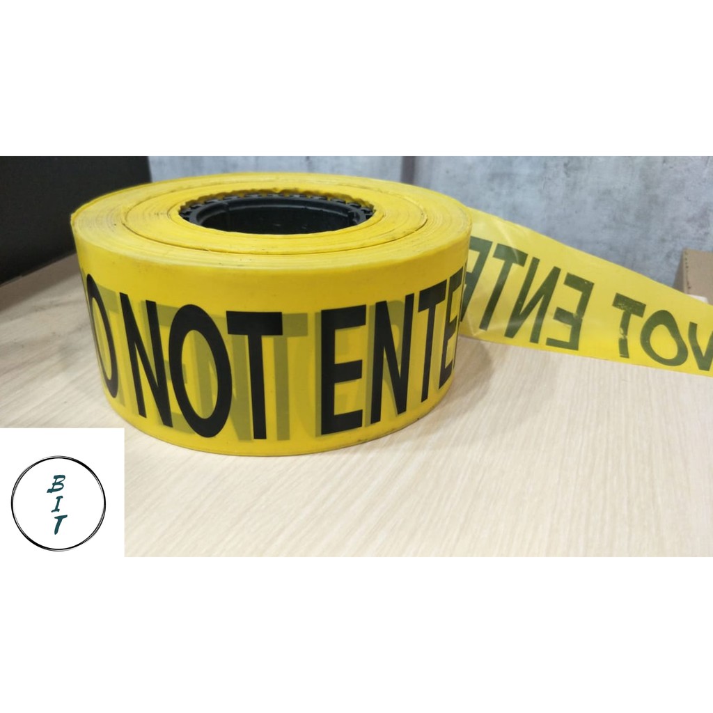 Jual Police/Line/Barricade Line/Safety Line Ukuran 3 inchi x 500 meter ...