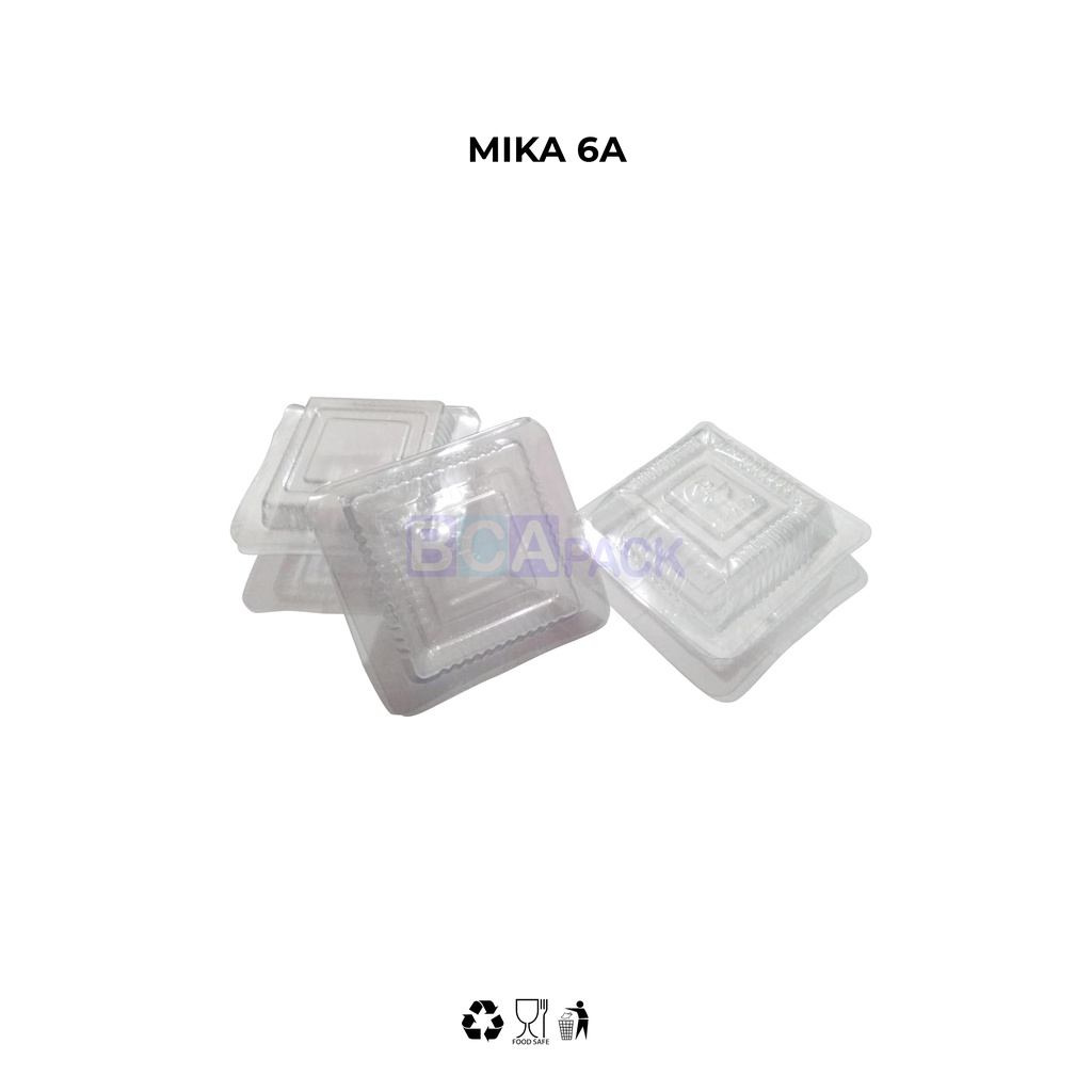Jual PLASTIK MIKA KEMASAN KUE DAN MAKANAN UKURAN 6 - 6A isi 100pcs ...