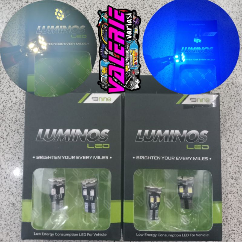 Jual LAMPU LUMINOS LED T10 2835 13 titik LED LAMPU SENJA SEIN SPIDO ...