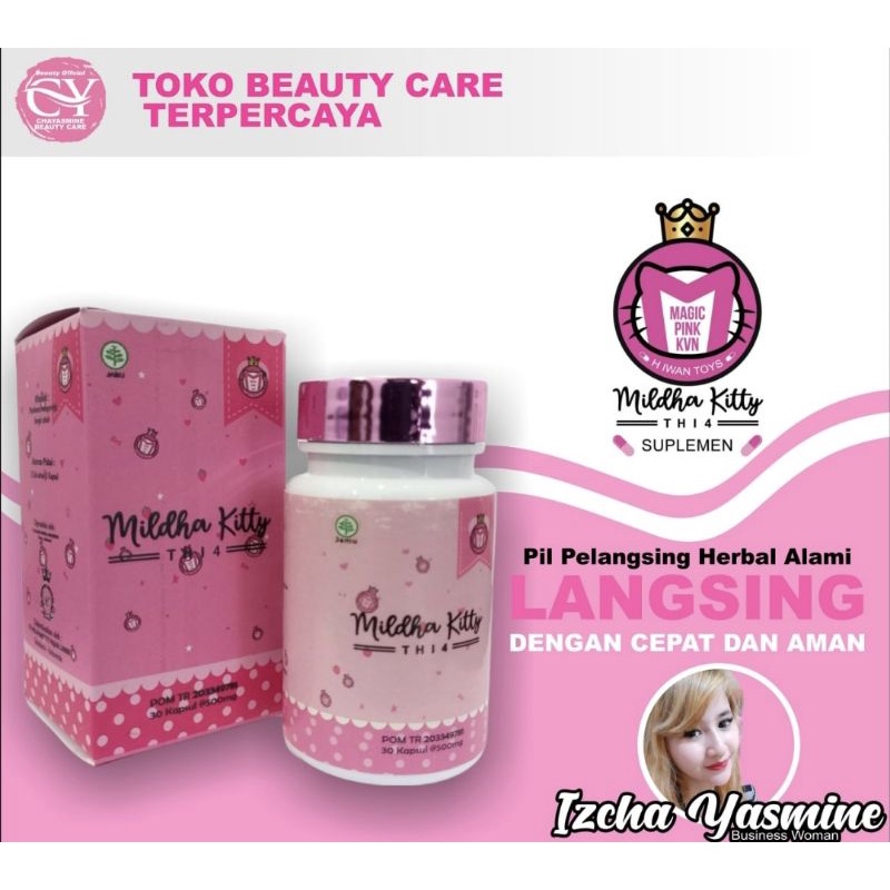 Jual PIL PELANGSING MILDHA KITTY isi 30 caps ORIGINAL AMPUH | Shopee ...