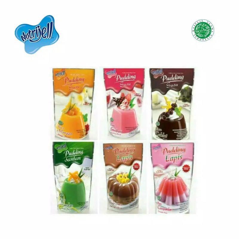 NUTRIJELL PUDDING SUSU / PUDDING NUTRIJEL | Shopee Indonesia