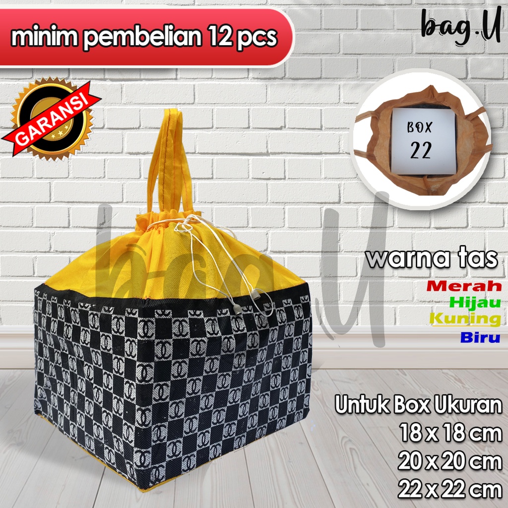 Jual Tas Spunbond Nasi Kotak Untuk Acara Hajatan, Tasyakuran, Pernikahan Ukuran 22 x 22 20 x 20 ...