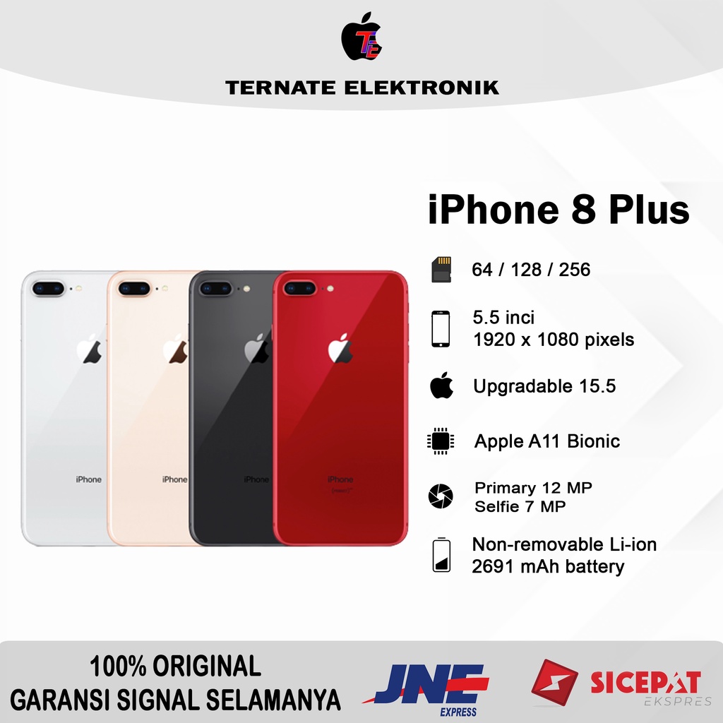 Jual iphone 8 plus 64gb 256gb original Imei Terdaftar Kemenperin ...