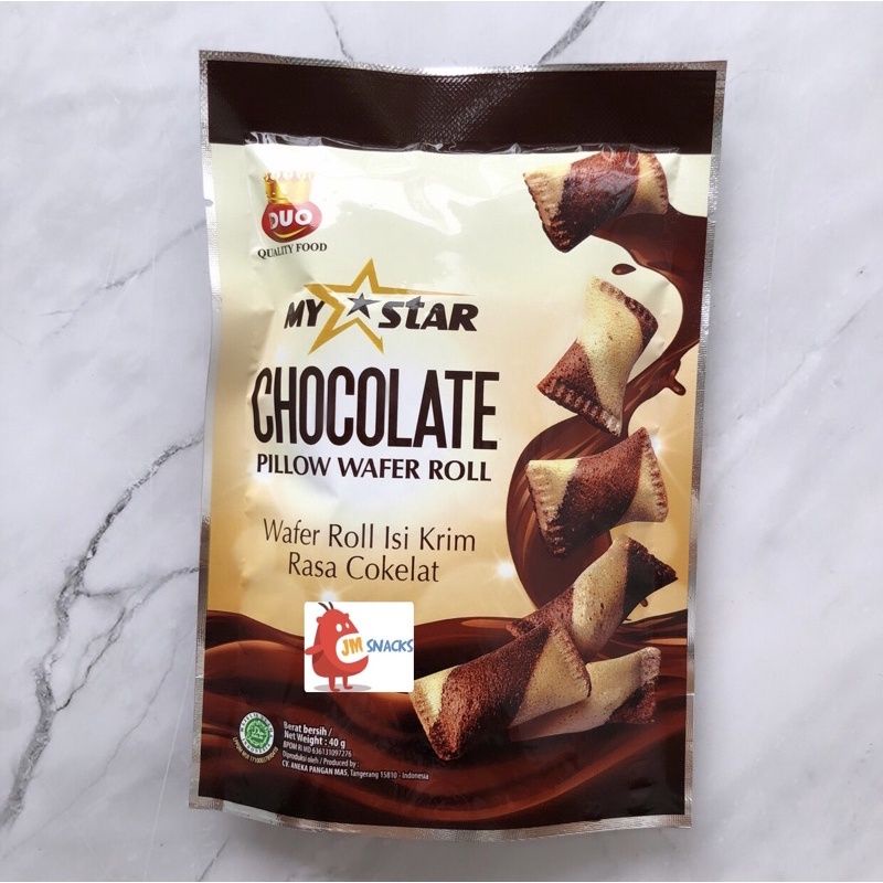 Jual PROMO!!] My Star Pillow Wafer Roll 40gr - duosus termurah nikmat ...