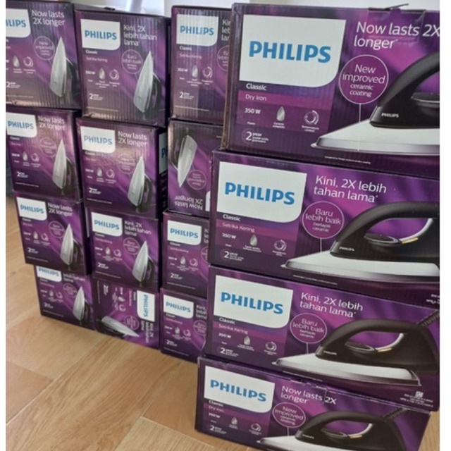Jual Strika Philips HD 1173/80 Original Resmi FREE bublewrap | Shopee ...