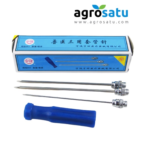 Jual Trocar Sapi Kambing Domba Universal - Trokar Stainless Alat ...