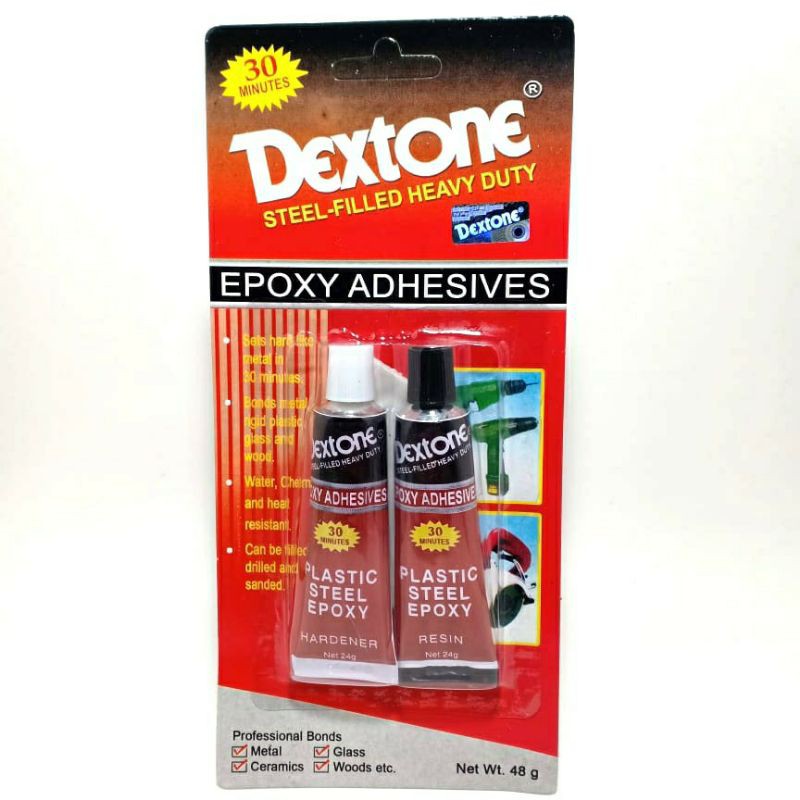 Jual DEXTONE epoxy adhesives 30 menit 30minutes menit lem besi keramik ...