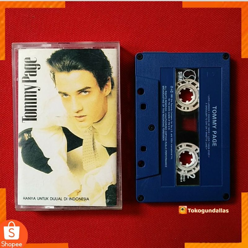 Jual Kaset Pita Album Tommy page / Kaset Barat / Lagu Barat / Kaset jadul | Shopee Indonesia