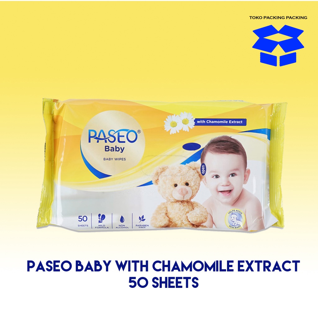 Jual Paseo Baby Wipes 50s/Tisue Basah Bayi isi 50s | Shopee Indonesia