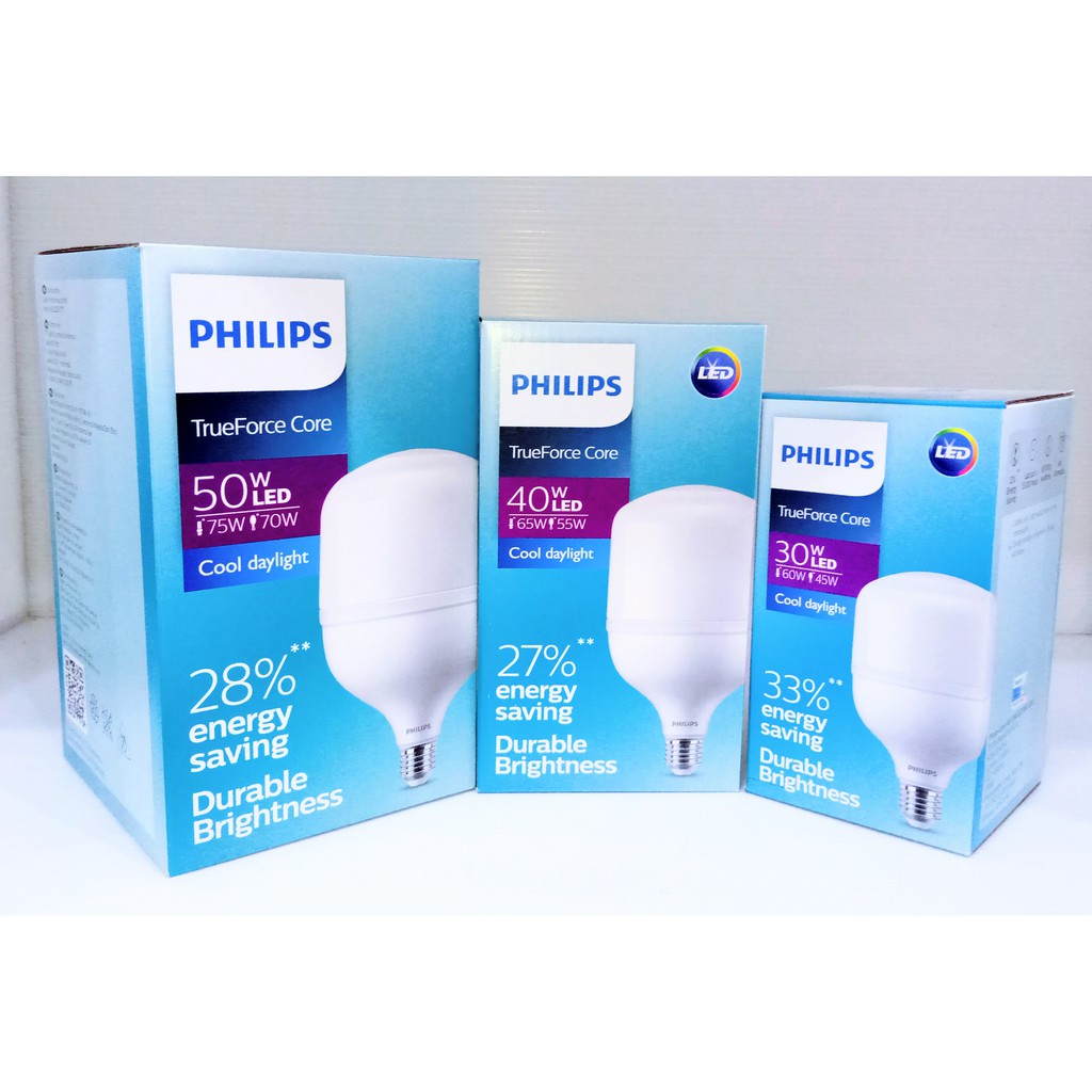 Jual PHILIPS LED TFORCE E27 Putih / Lampu Phillips LED Tforce | Shopee ...