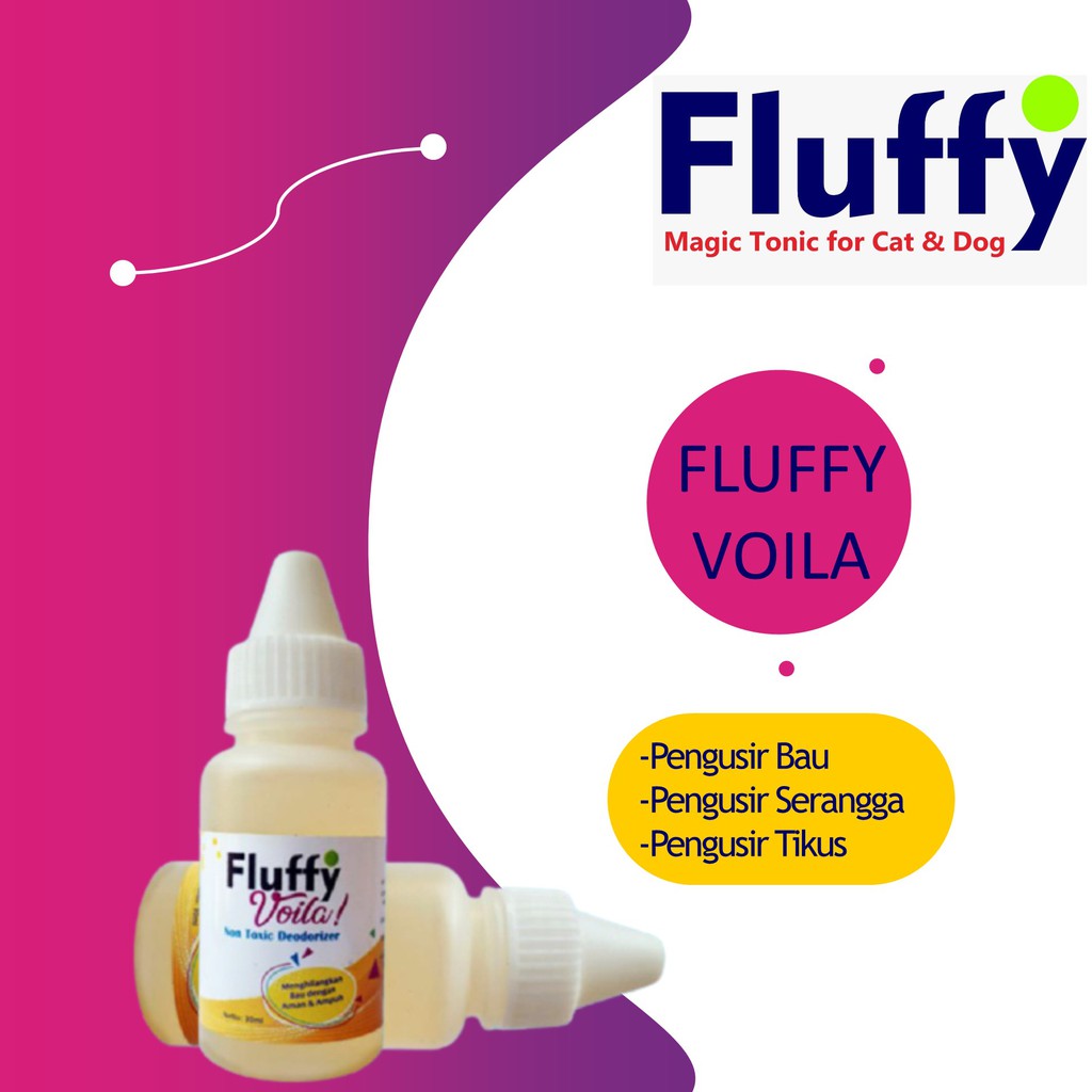Jual Fluffy Voila Penghilang Bau Kotoran Kucing, Pengusir Serangga ...
