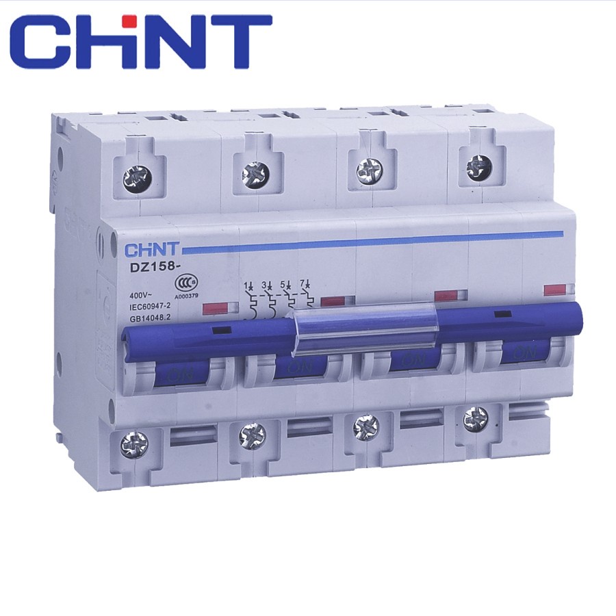 Jual MCB / MCCB Breaker Chint DZ158-125 3P 10kA - 80A/125A CHINT | Shopee Indonesia