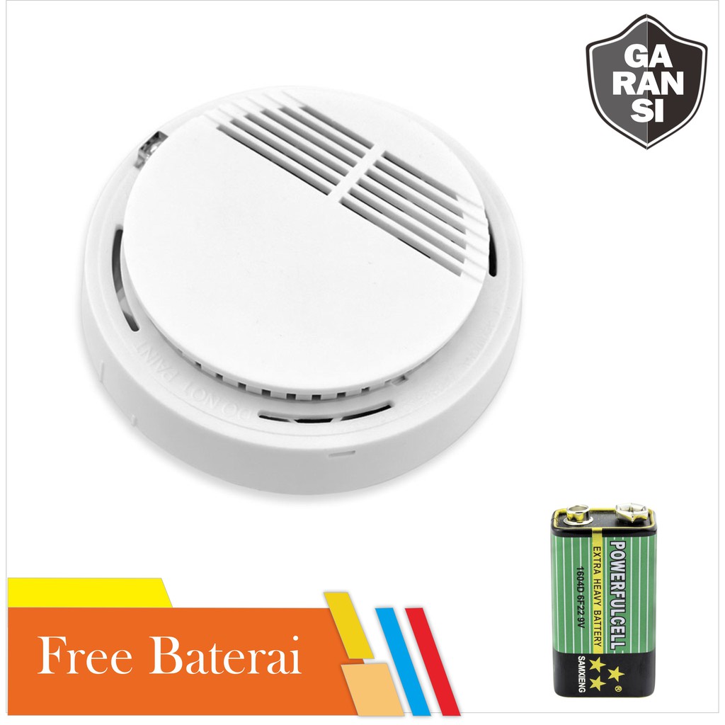 Jual Alat Pendeteksi Asap - Smoke Detector - Pendeteksi Asap Kebakaran ...