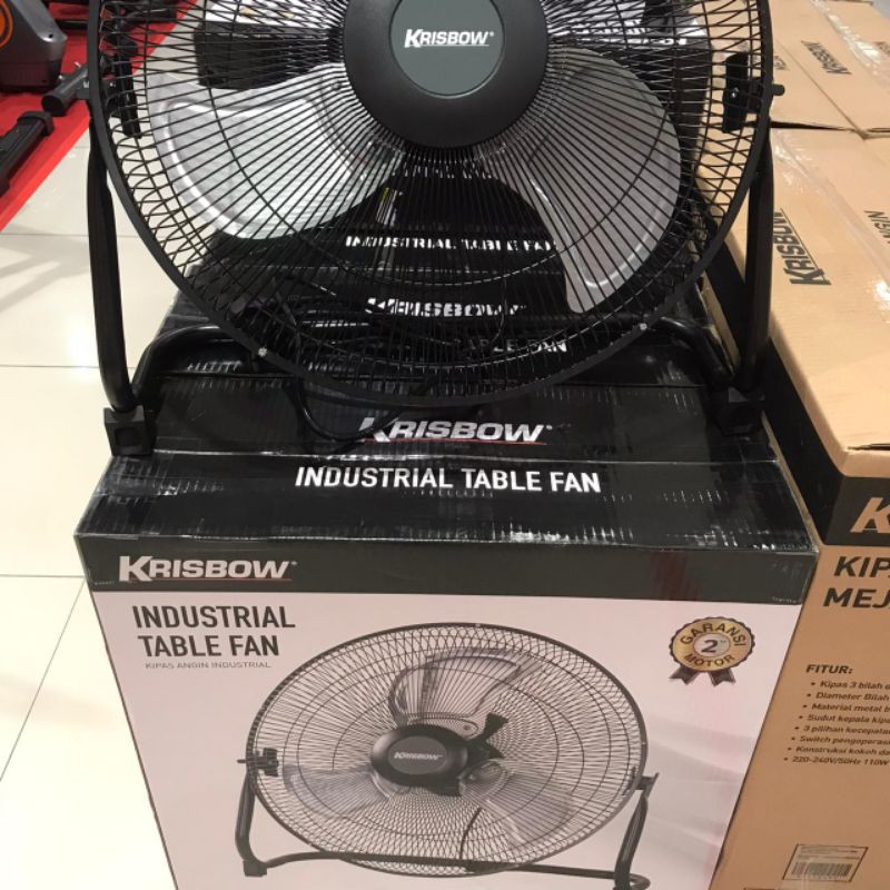 Jual Krisbow table fan kipas angin meja industrial 40 cm 80 watt ...