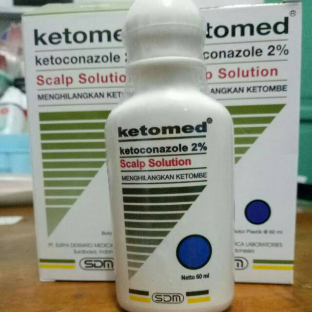 Shampoo Ketomed anti ketombe scalp solution | Shopee Indonesia