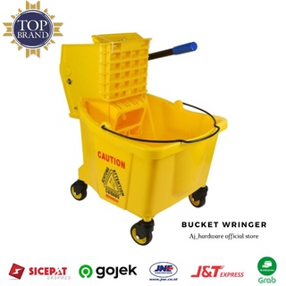 Jual Krisbow Ember Pel Peras 1 Wadah 36 Liter / Bucket Wringer - Kuning ...