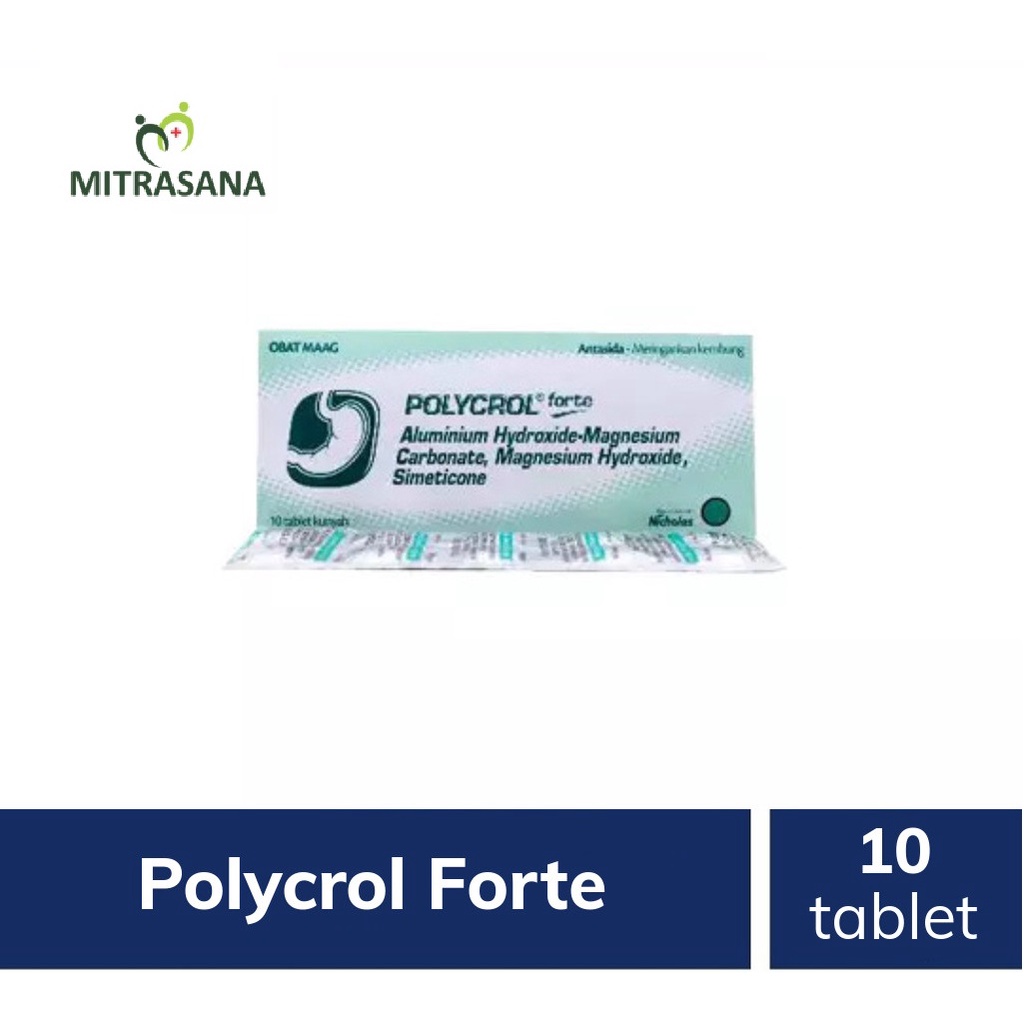 Jual POLYCROL FORTE 1 STRIP @10 TABLET | Shopee Indonesia
