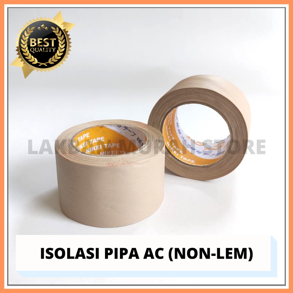 Jual LAKBAN PIPA AC / ISOLASI AC PIPA DUCT TAPE NON LEM TANPA LEM NIKEI ...