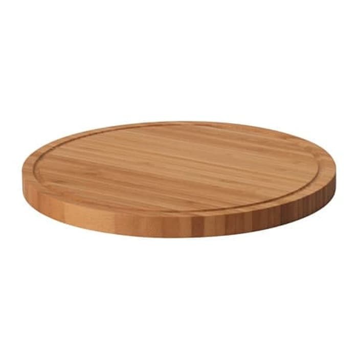 Jual Talenan Kayu Bulat Papan Bundar Cutting Board Nt0236k 25cm Cincang ...