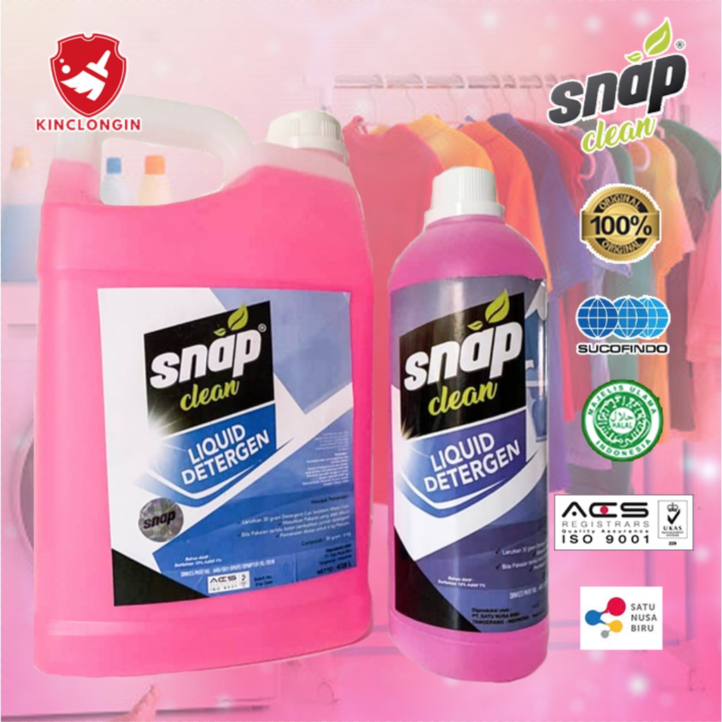Jual Liquid Detergent SnapClean 4 Liter | Shopee Indonesia