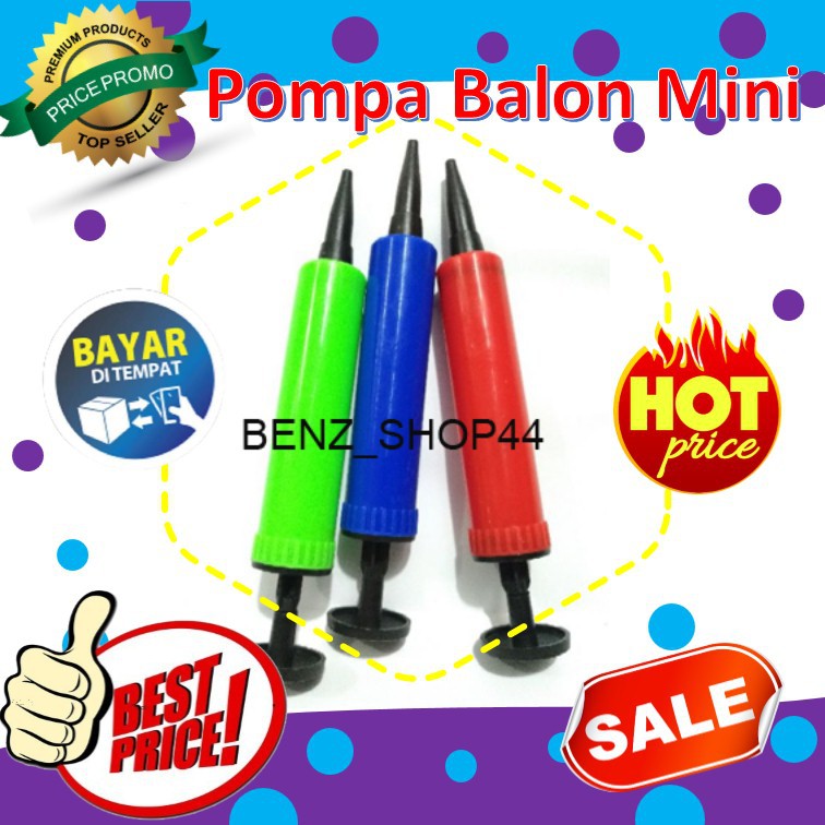 Jual Pompa Balon Mini, Pompa Balon Ulang Tahun Harga Per Pcs, Dekorasi ...