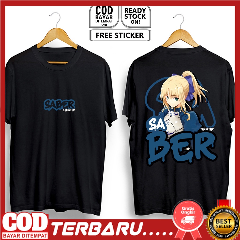 Jual KAOS SABER ARTORIA PENDRAGON TYPE MOON WAIFU ANIME MANGA FATE ZERO ... Jual KAOS SABER ARTORIA PENDRAGON TYPE MOON WAIFU ANIME MANGA FATE ZERO ...
