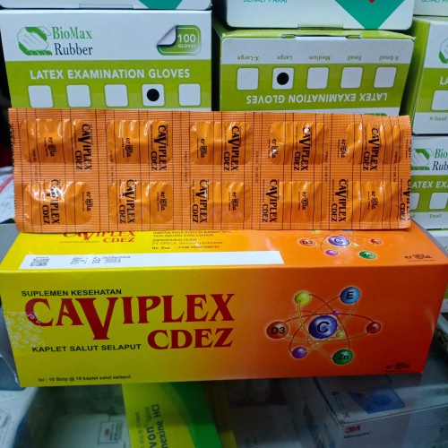 Jual CAVIPLEX CDEZ PER 1 STRIP 10 tablets - Multivitamin - Mineral ...