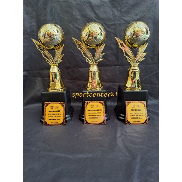Jual PIALA BOLA BEST PLAYER DAN TOP SCORE BEST GOAL KEPPER | Shopee ...
