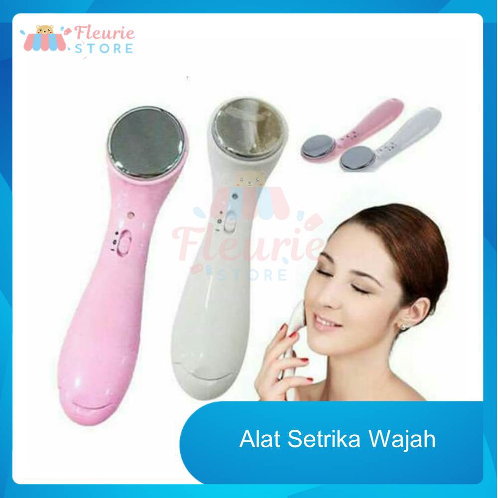 Jual Alat Setrika Wajah Kecantikan - Face Ion Massager | Shopee Indonesia