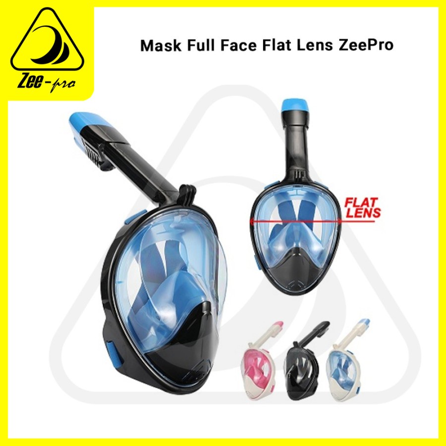Jual Snorkeling Masker Full Face Swimming Selam Diving Easy Breath Mask ...