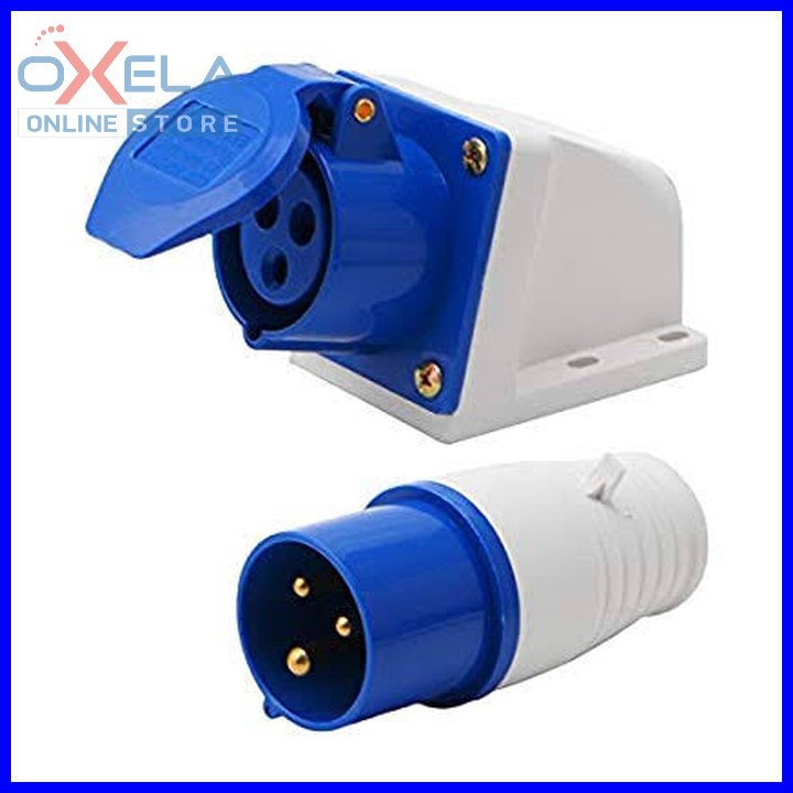 Jual LEGRAND 1 set Surface Mounting Socket & Plug 3Pin 16A,2P+E, 200/250V | Shopee Indonesia