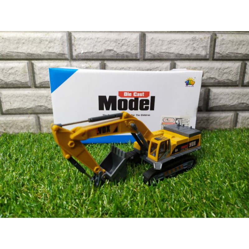 Jual Diecast Truck Excavator Alloy Miniatur Truk Beko Kontruksi Alat ...