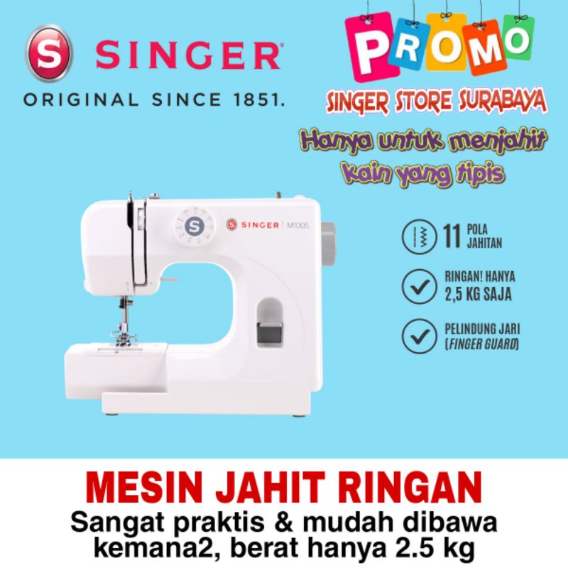 Jual Mesin jahit Singer M1005 Indonesia|Shopee Indonesia