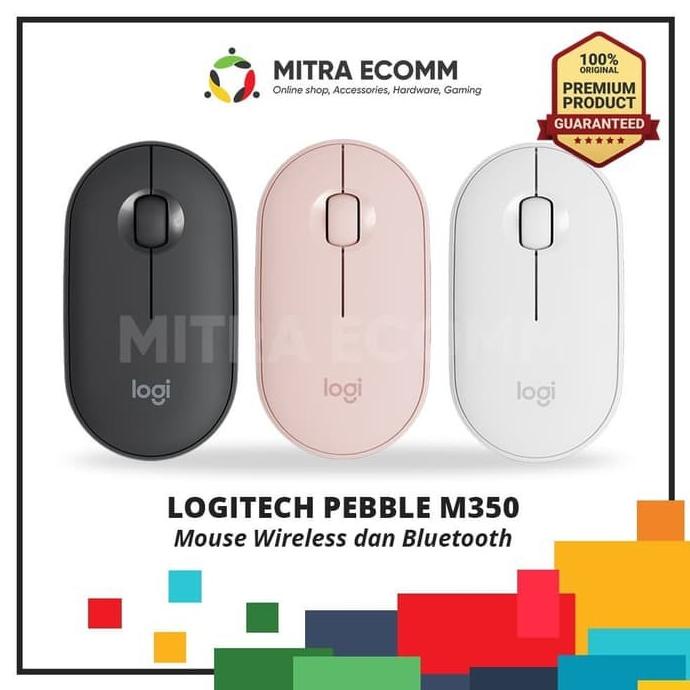 Jual Mouse Logitech M350 Pebble Wireless A6R6Cm3Wos Indonesia|Shopee ...