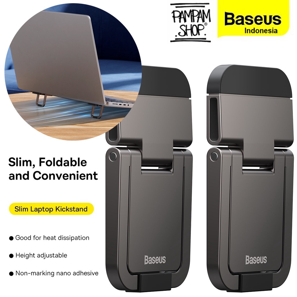 Jual BASEUS ORIGINAL Slim Laptop Stand Kickstand Notebook Holder ...