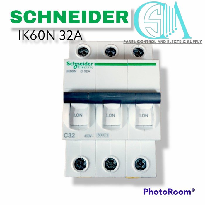 Jual MCB 3 Phase 32 Ampere 3p 32a 3pole Schneider Acti9 iK60N Original SNI | Shopee Indonesia