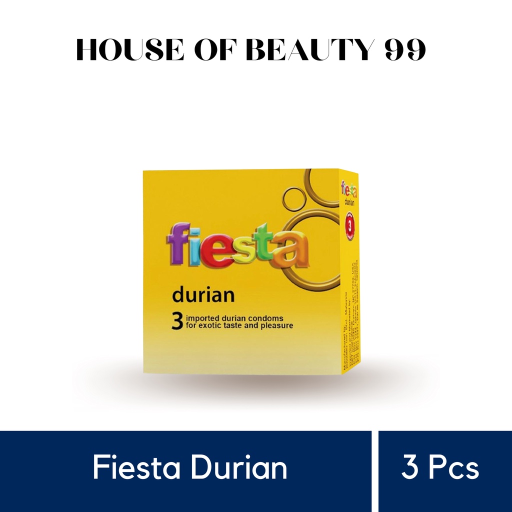 Jual FIESTA KONDOM DURIAN - 3 PCS | Shopee Indonesia