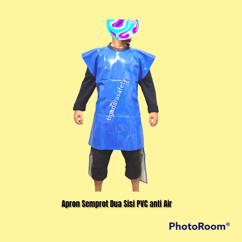 Jual Apron / Celemek Semprot PVC Tebal 2 Sisi Anti Air dan Anti Cairan ...