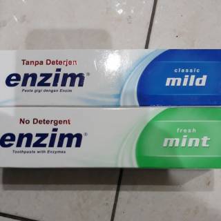 Jual promo enzim pasta gigi//odol 124g/160ml | Shopee Indonesia