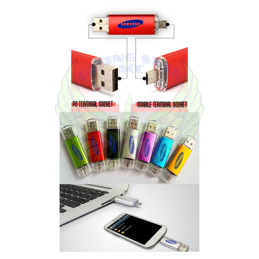 Jual Flashdisk OTG Samsung 64GB Bergaransi | Flashdisk Samsung OTG 64GB ...