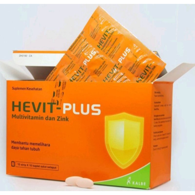 Jual Hevit plus isi 10 tablet/ hevit-plus / multivitamin/ vitamin ...