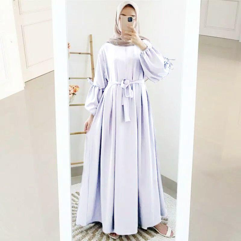 Produk gamis lilac | Shopee Indonesia