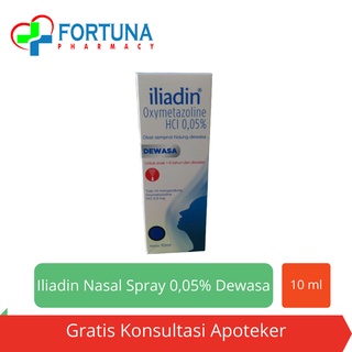 Jual Iliadin Nasal Spray 0,05% 10 ml Dewasa | Shopee Indonesia