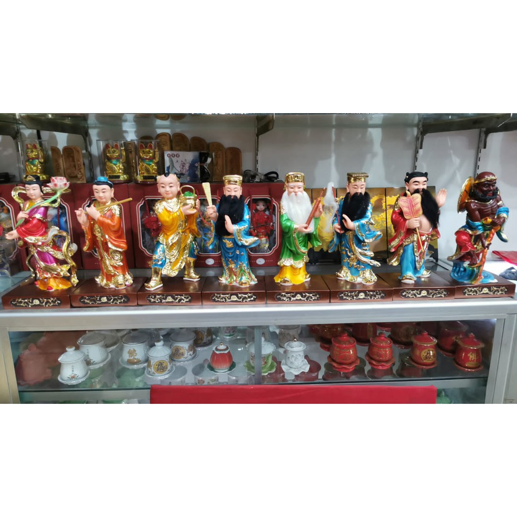 Jual patung dewa 8 dewa / delapan dewa / pa xian - fiber - 12 inch (g ...