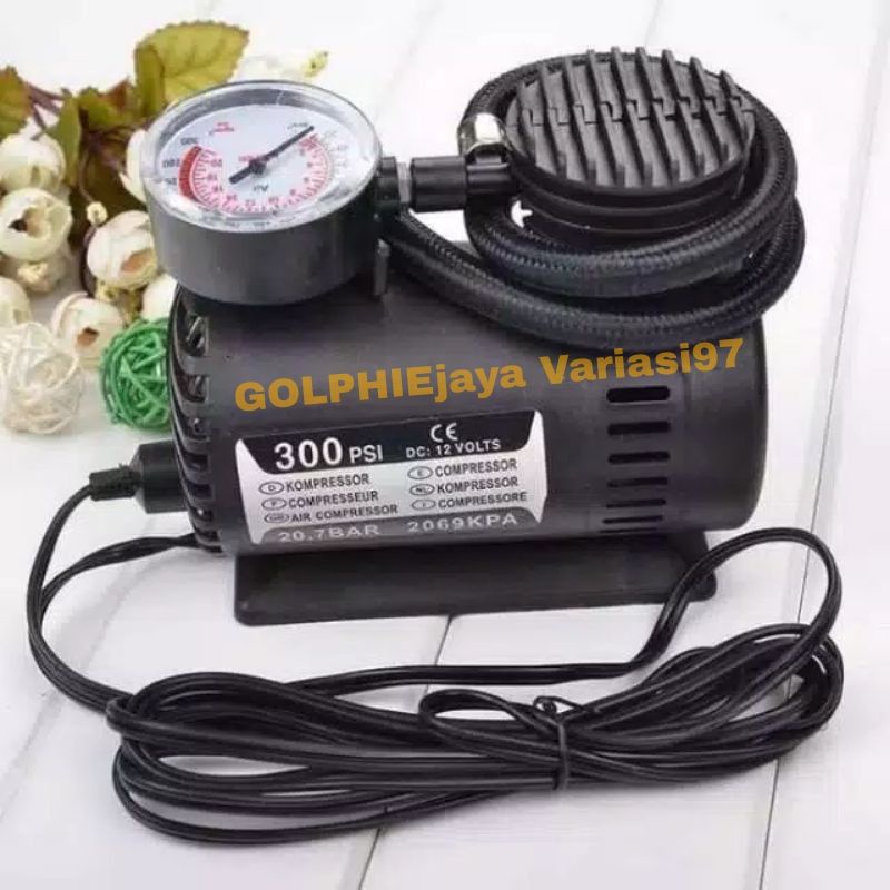 Jual KOMPRESOR POMPA BAN MOBIL MINI ,POMPA ANGIN ELEKTRIK PORTABLE ORI ...