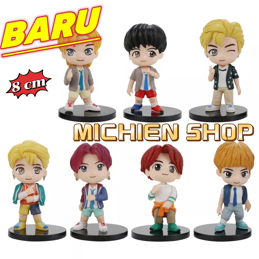 Jual BTS TINY TAN / FIGURE BTS MINI FIGURE /BTS KPOP PAJANGAN MINIATUR HIASAN TOPPER | Shopee ...