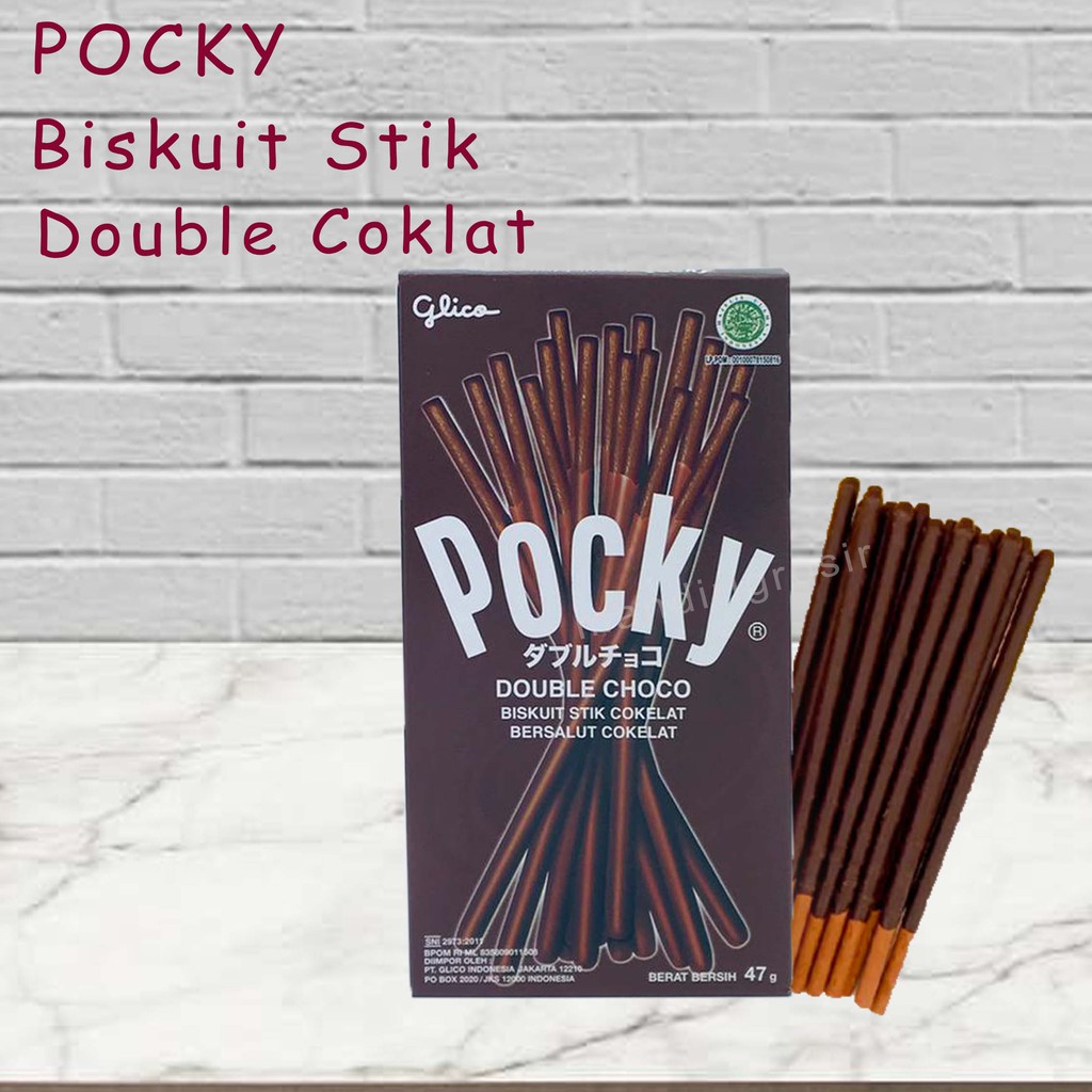 Jual CHOCOLATE FLAVOUR*POCKY *BISKUIT STIK RASA COKLAT * 47g | Shopee ...