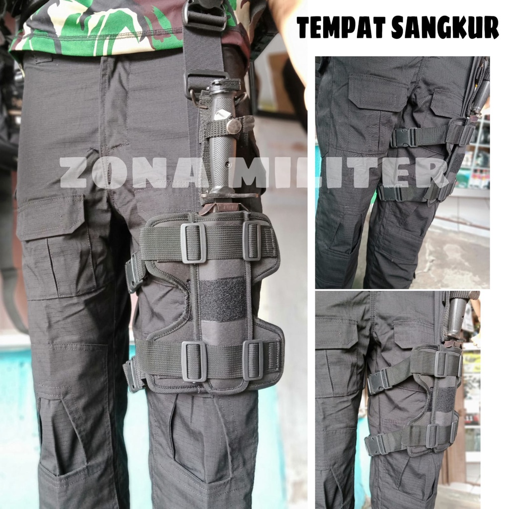 Jual TEMPAT SANGKUR / WADAH SANGKUR / HOLSTER / TACTICAL SERIES - Hitam ...
