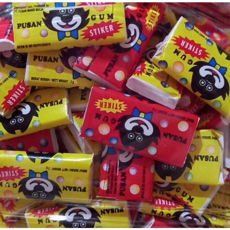 Jual permen karet pusan tatto pusan bubble gum permen karet jadul isi ... Jual permen karet pusan tatto pusan bubble gum permen karet jadul isi ...